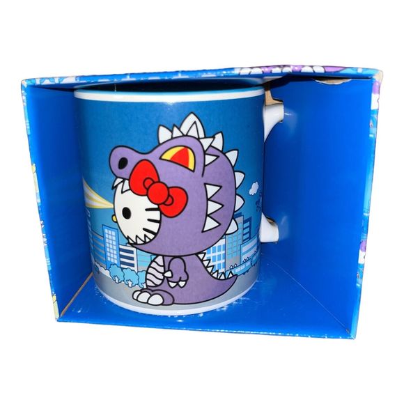 Hello Kitty | Dining | Hello Kitty Sanrio 3d Dino Godzilla Sculpted ...